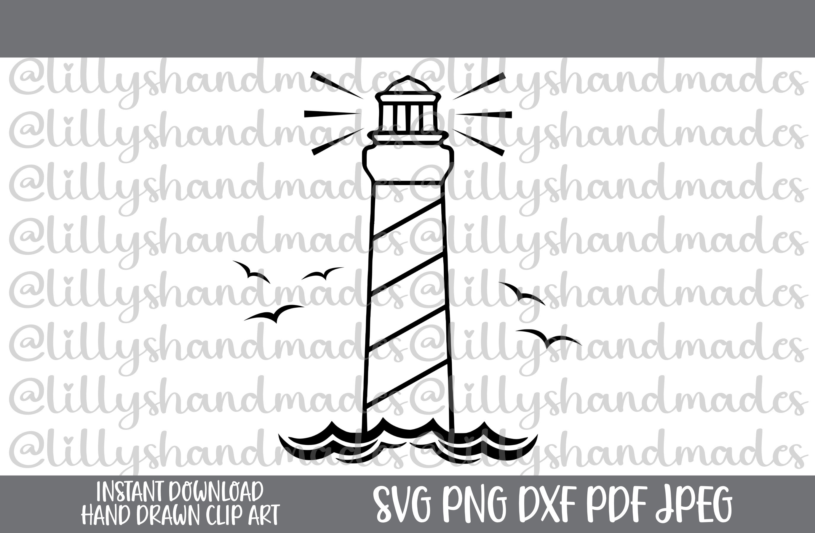 Simple Lighthouse Drawing