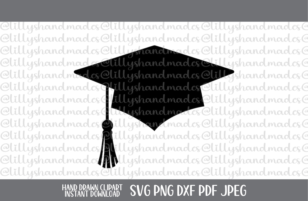 Graduation Cap SVG, Hat PNG, Grad Clipart - Etsy