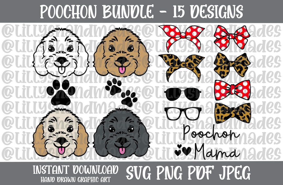 Poochon Svg Poochon Png Poochon Clipart Poochon Vector - Etsy Finland