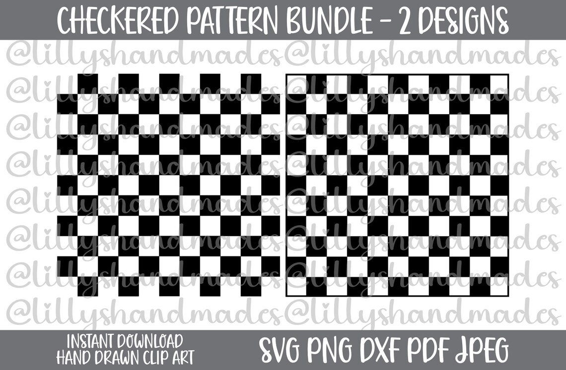 Checkered Svg Checkered Print Svg Checkered Pattern - Etsy