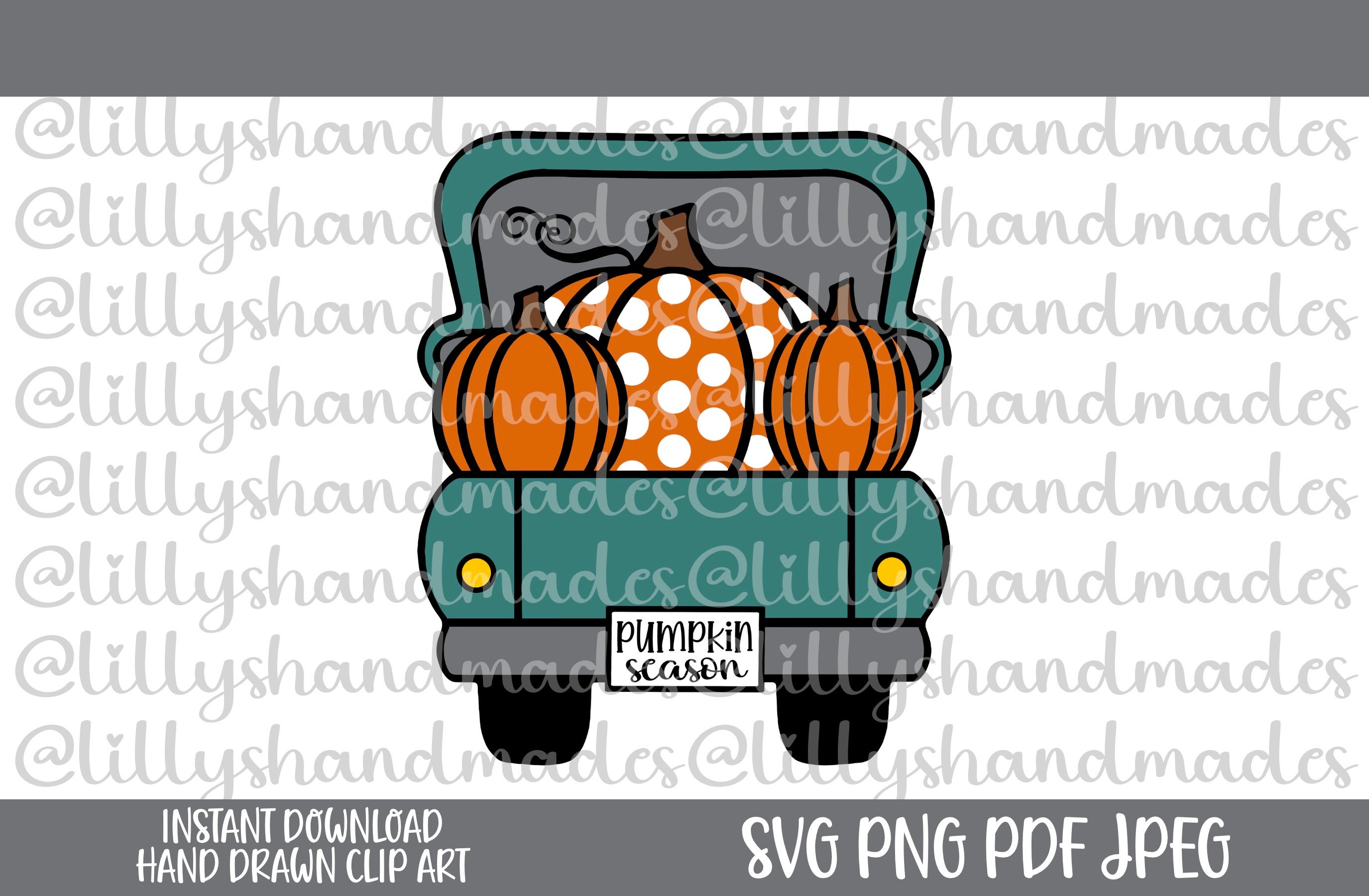 Fall Truck Svg Fall Truck Png Pumpkin Truck Svg Pumpkin - Etsy