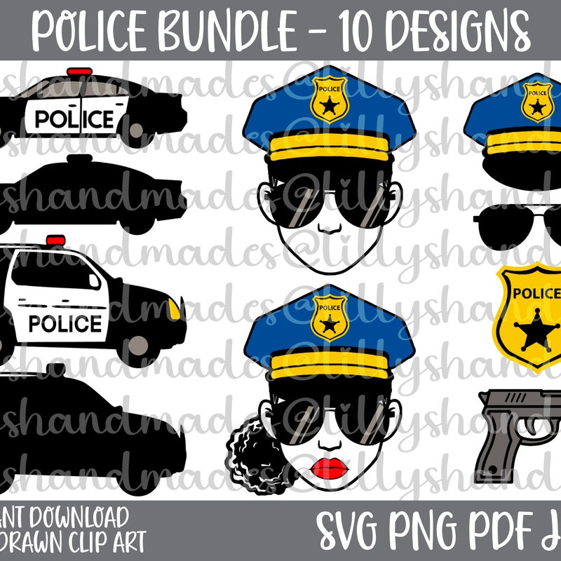 Police Badge Svg - Etsy