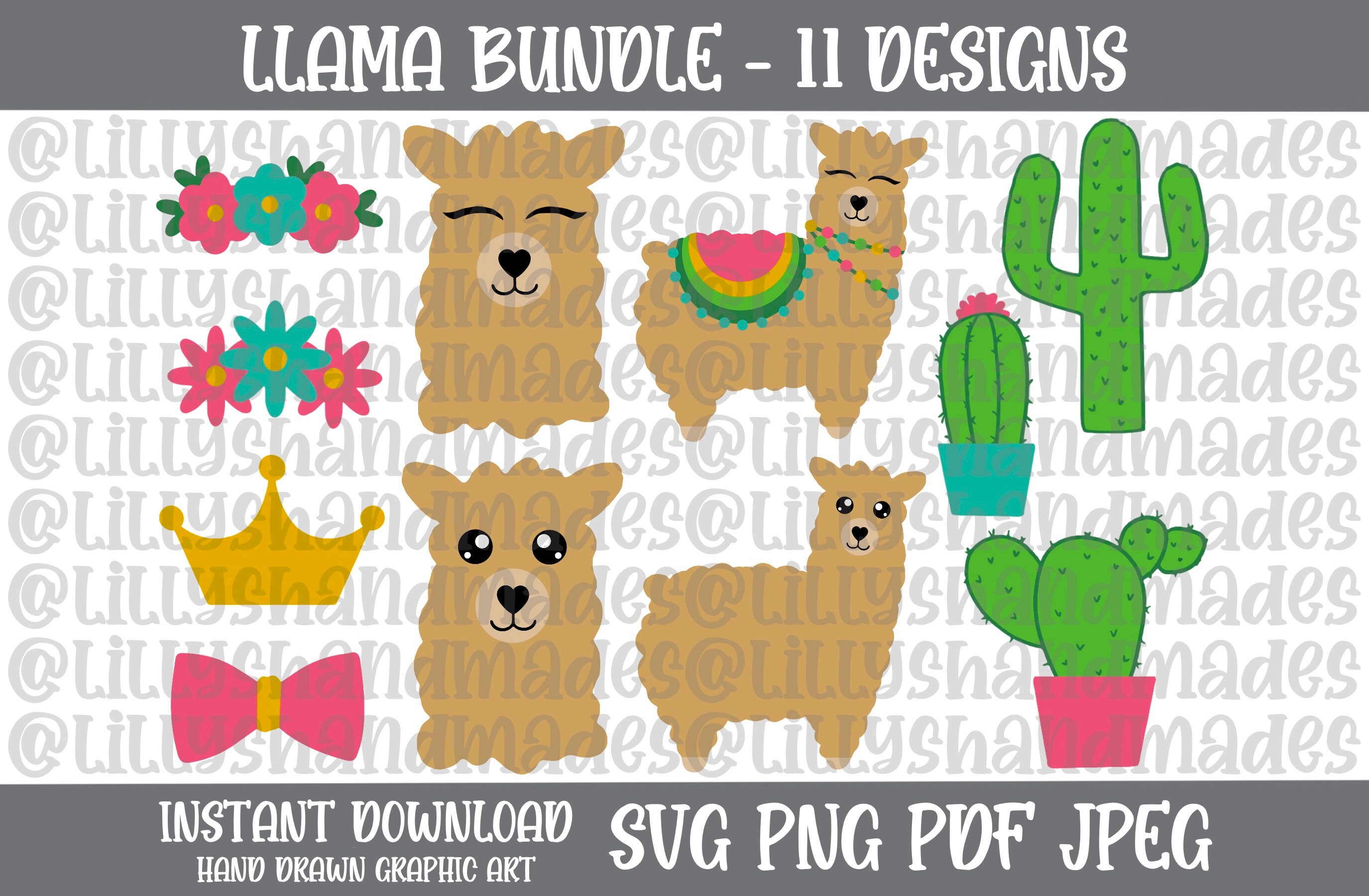 Llama Svg Files Llama Face Svg Llama Png Llama Vector | Etsy Australia