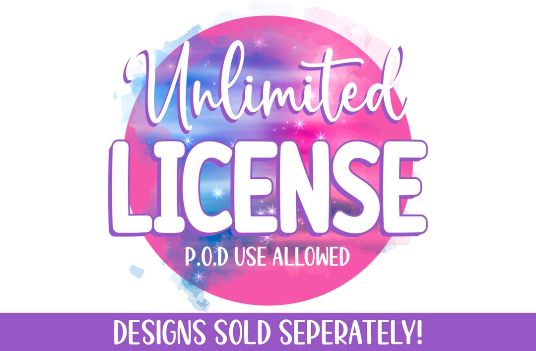 Unlimited Commercial License for ALL Designs (digital Download) - Etsy