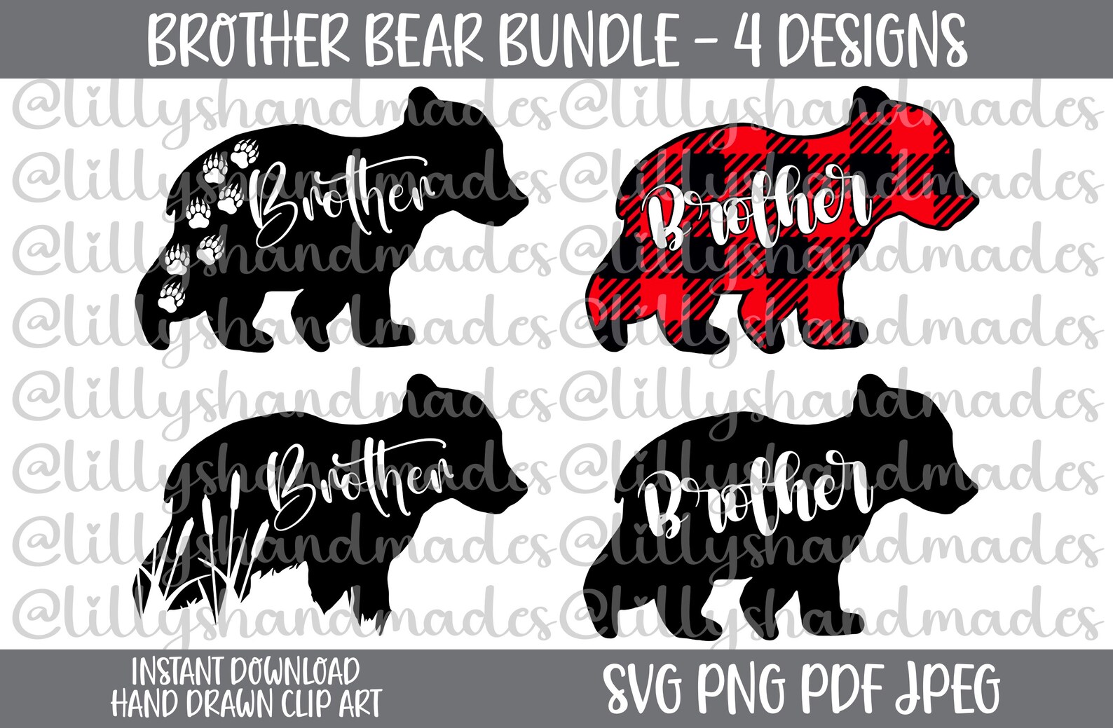 Brother Svg Brother Bear Svg Brother Bear Png Brother Png - Etsy