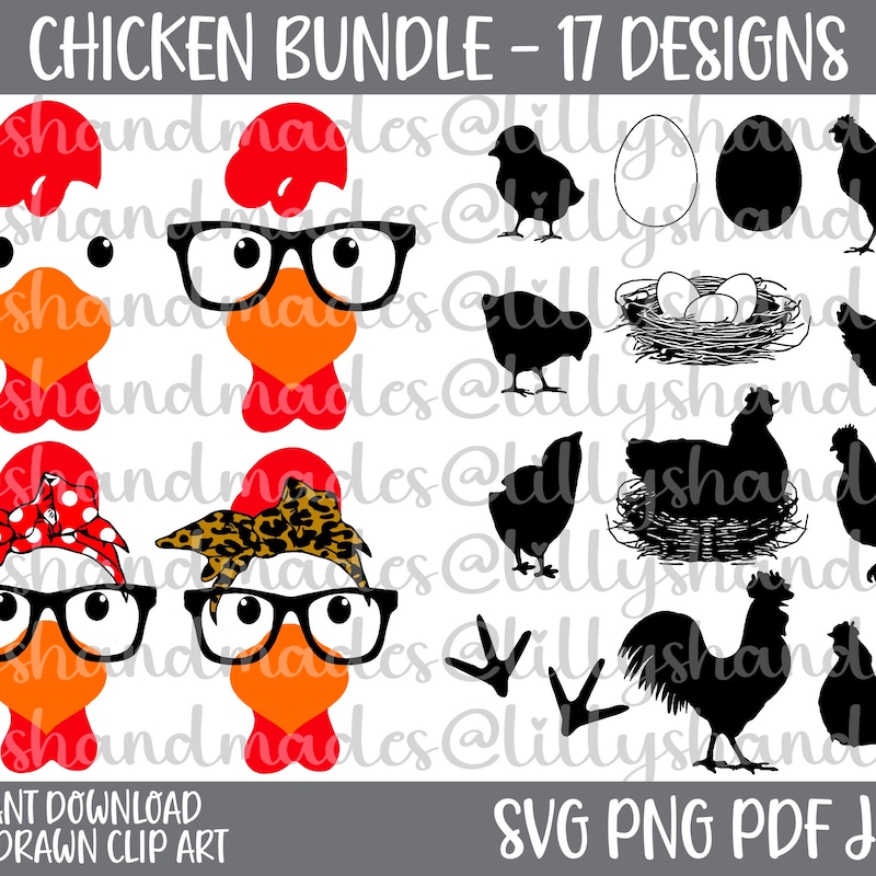 Chicken Svg - Etsy