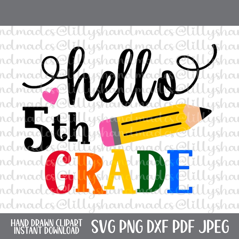 5th Grade - Etsy