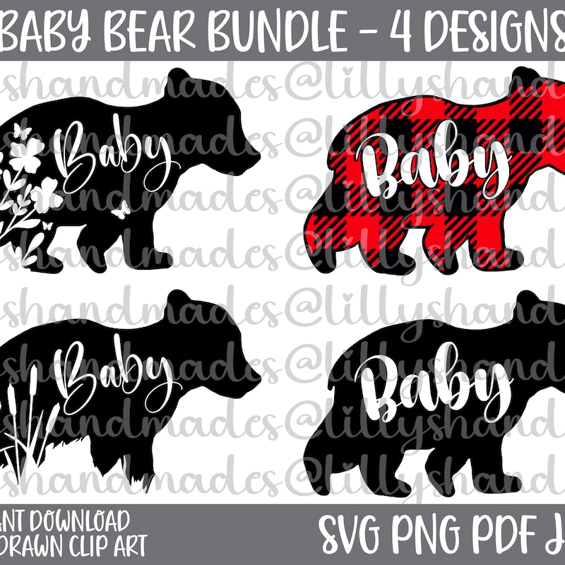 Bear Cub Svg - Etsy