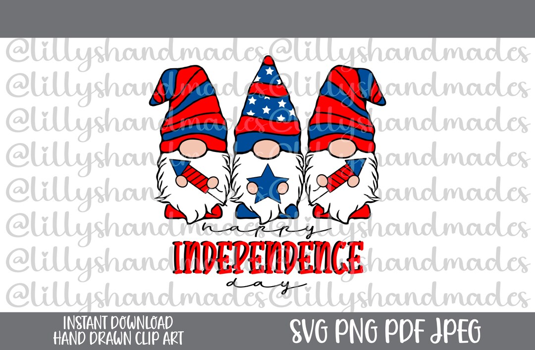 4th of July Gnomes Svg, 4th of July Gnome Svg, Independence Day Svg ...