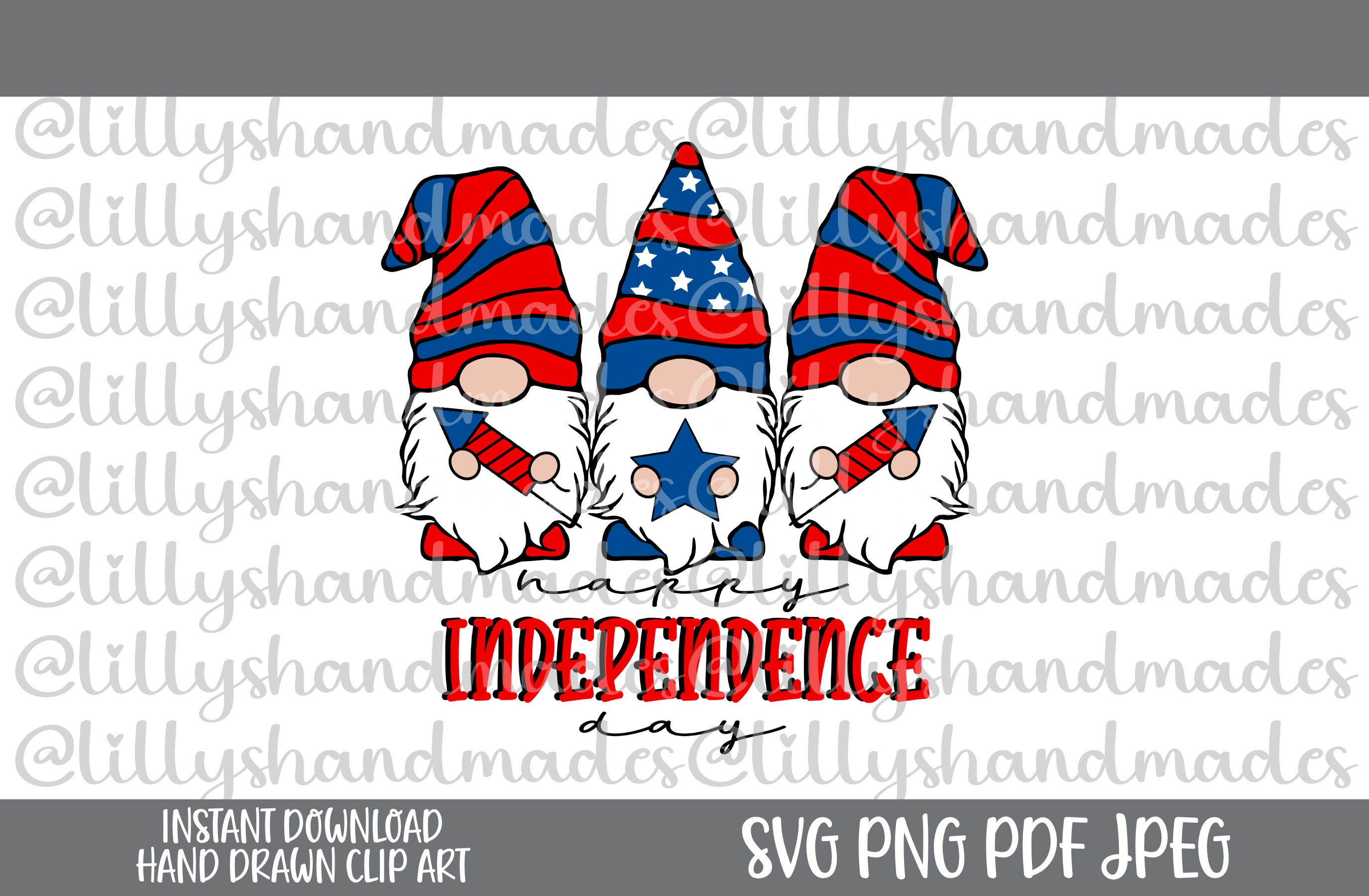 4th of July Gnomes Svg 4th of July Gnome Svg Independence - Etsy