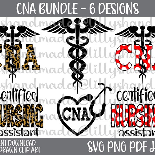 Cna Svg Cna Png - Etsy