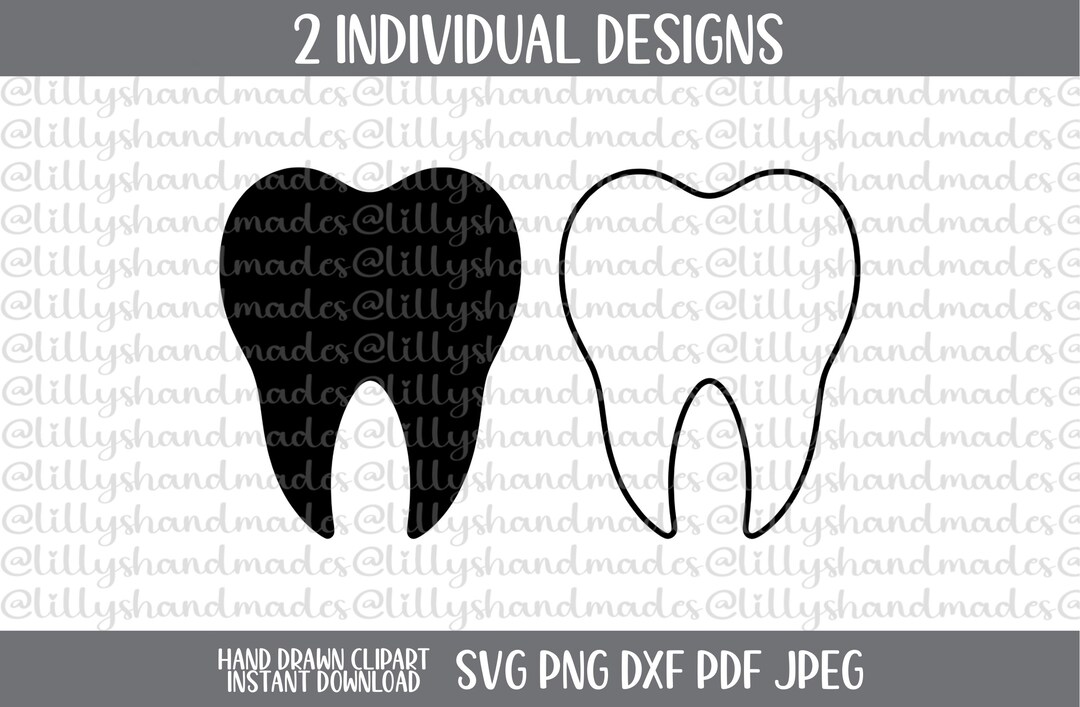 Tooth Svg, Tooth Png, Tooth Clipart, Tooth Silhouette, Tooth Outline ...