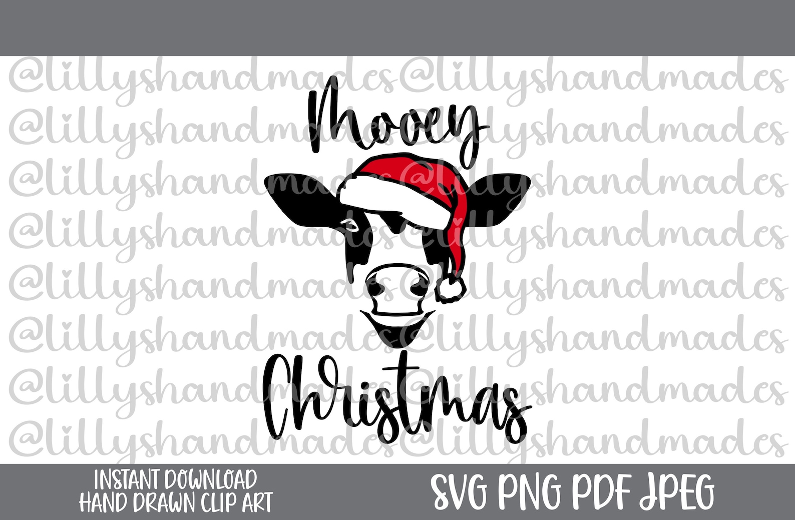 Country Christmas Svg Christmas Cow Svg Cow Christmas Svg - Etsy