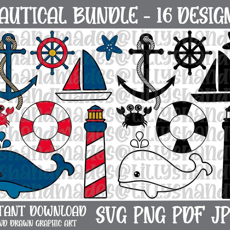 Nautical Svg - Etsy
