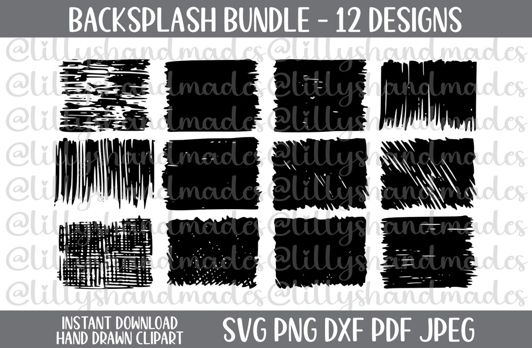 Pinselstriche SVG, Pinselstriche SVG, Distressed SVG, Grunge SVG ...