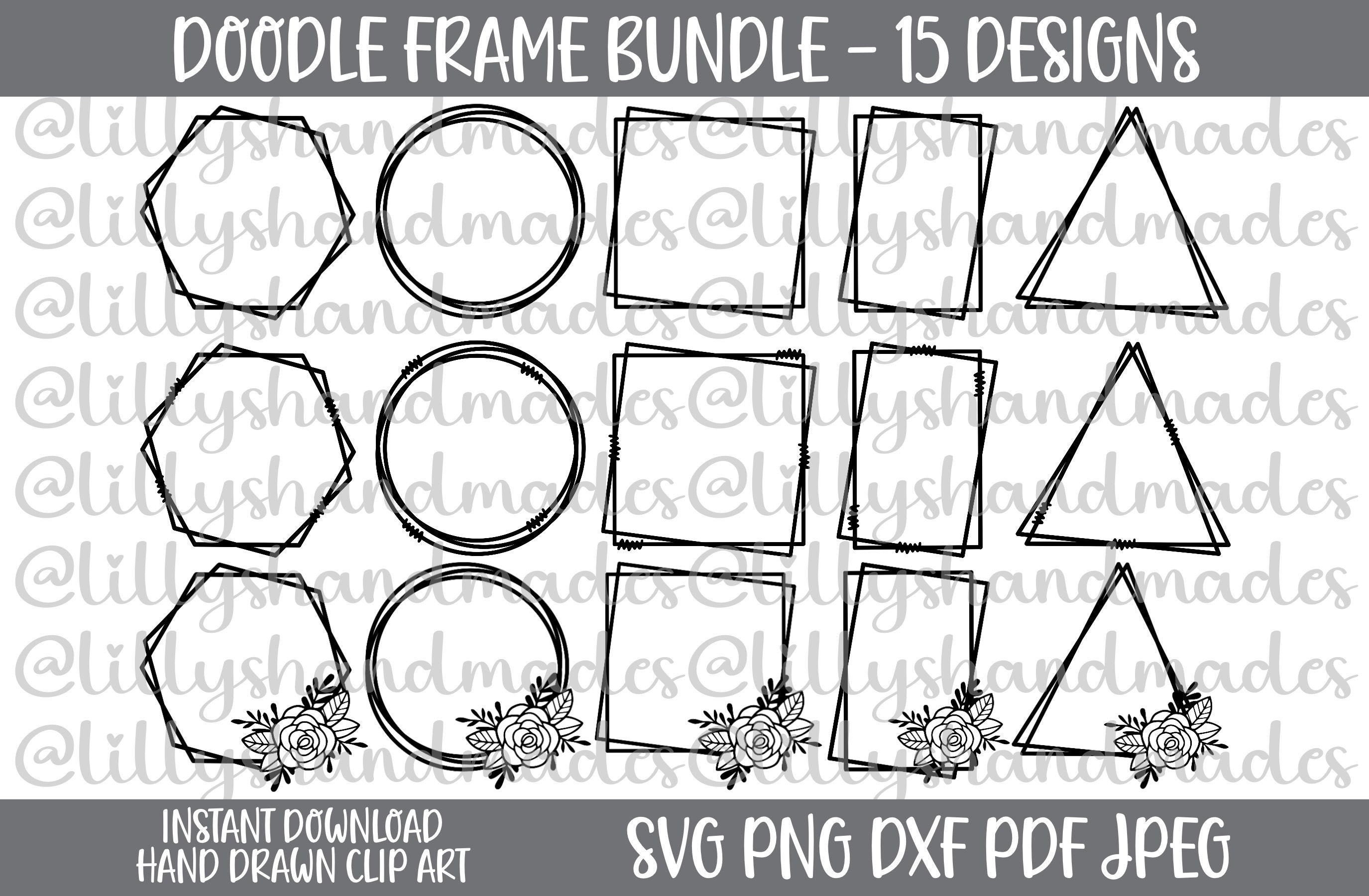 Doodle Frame Png