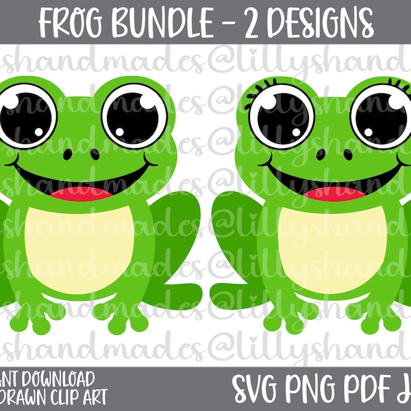 Frog svg - Etsy