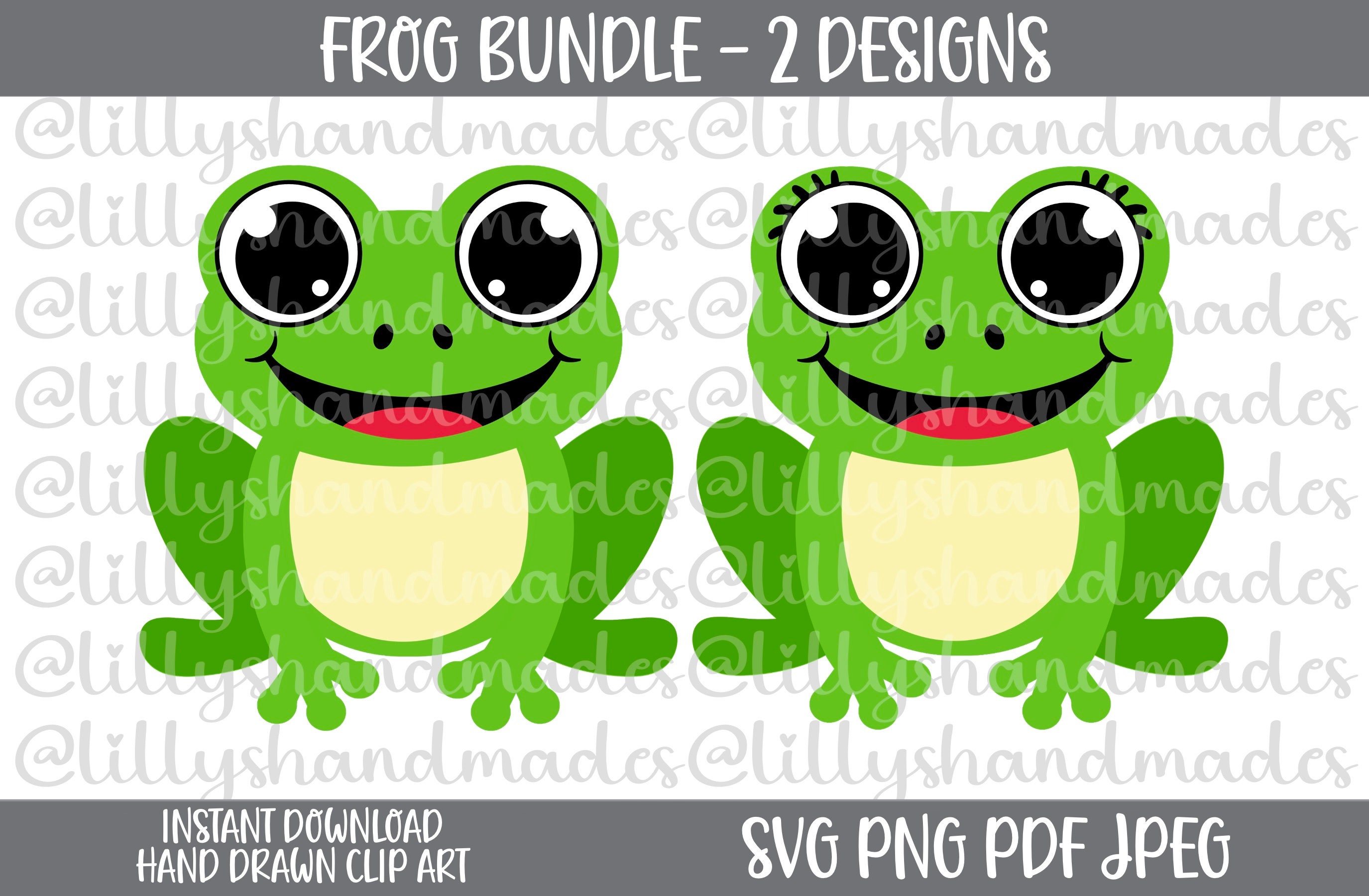 Green Frog Svg Bundle Frog Png Frog Clipart Frog Vector - Etsy UK