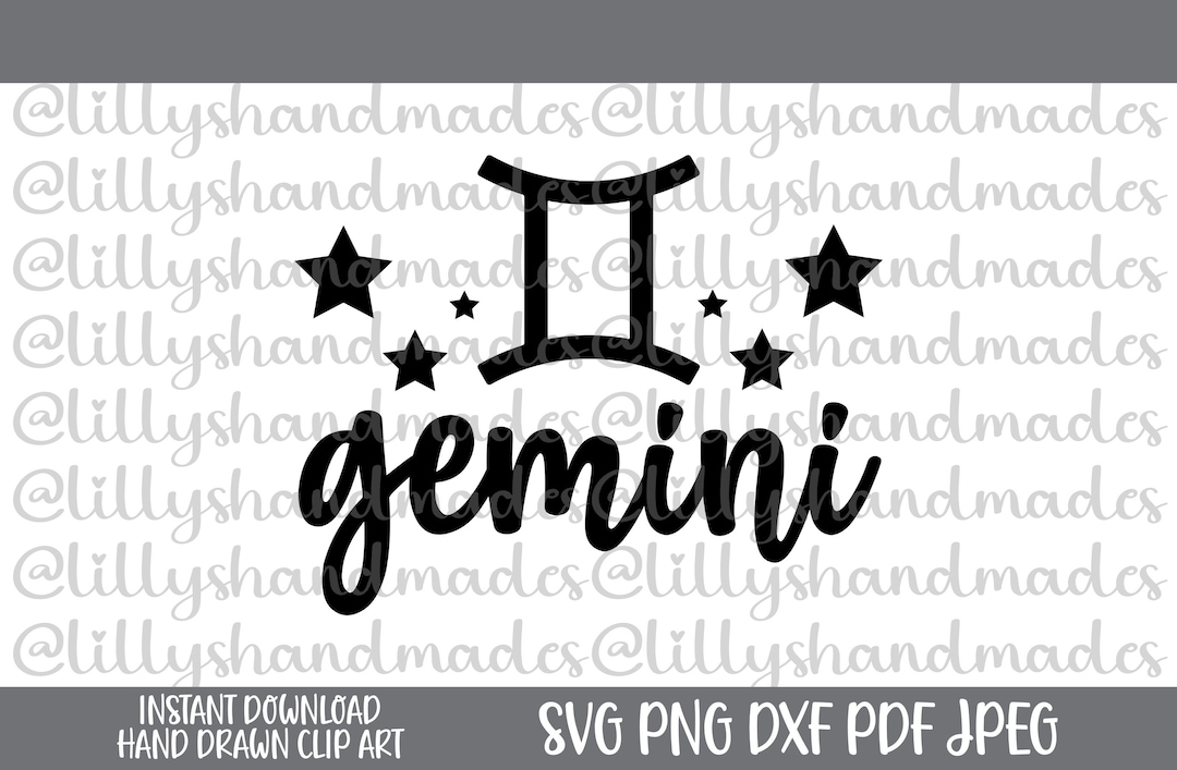 Gemini Svg, Gemini Png, Gemini Vector, Gemini Clipart, Gemini Symbol ...