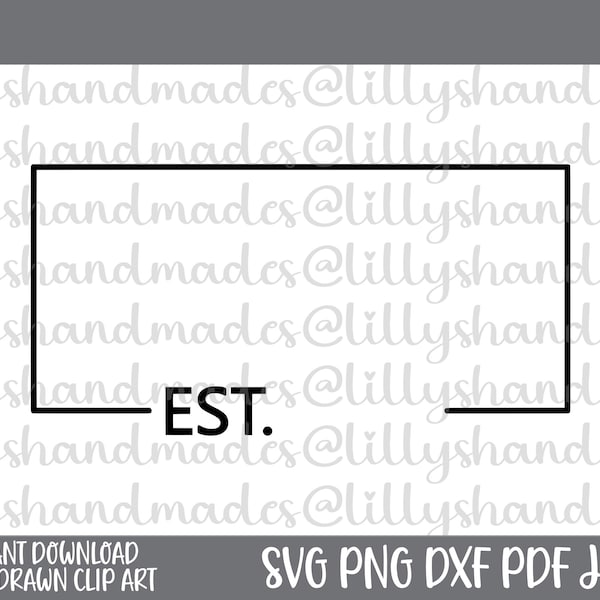 Mom Established Svg - Etsy