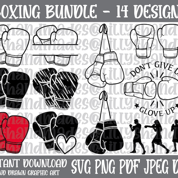 Boxing Svg - Etsy
