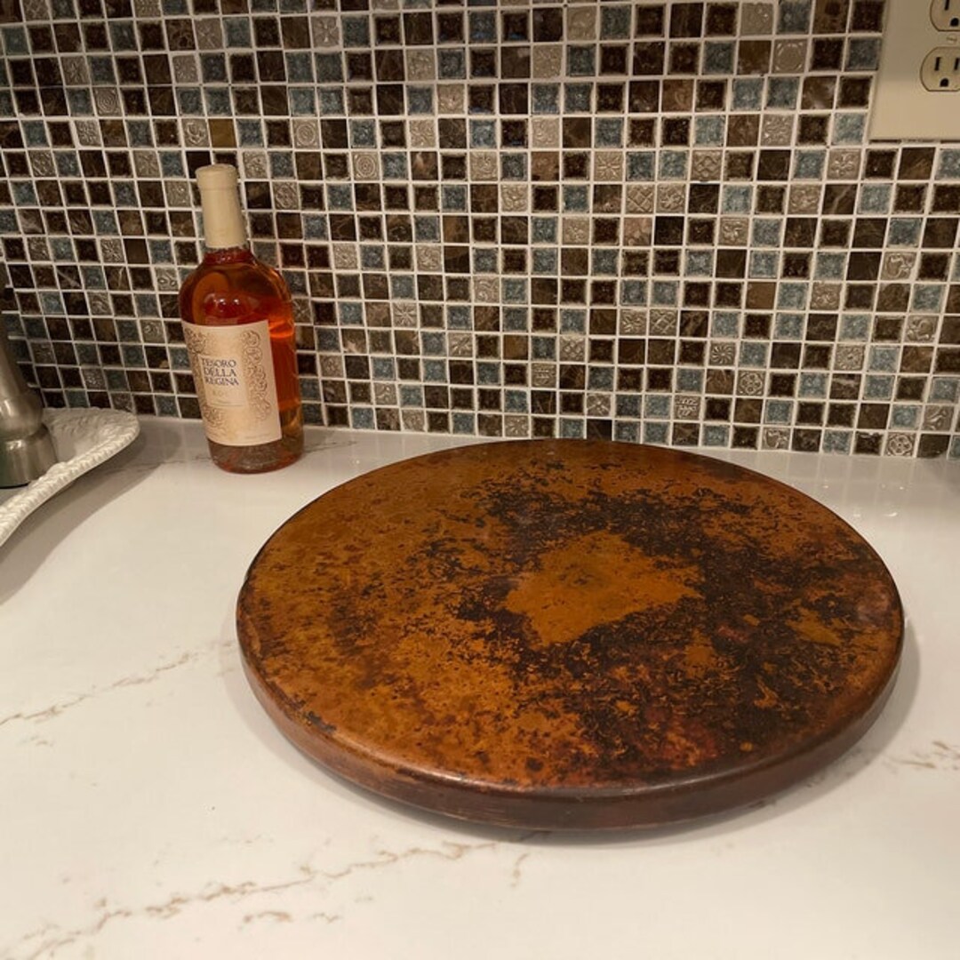 Copper Lazy Susan Bactericidal Lifesurfaces® in Colors / 25 in to 36 In ...