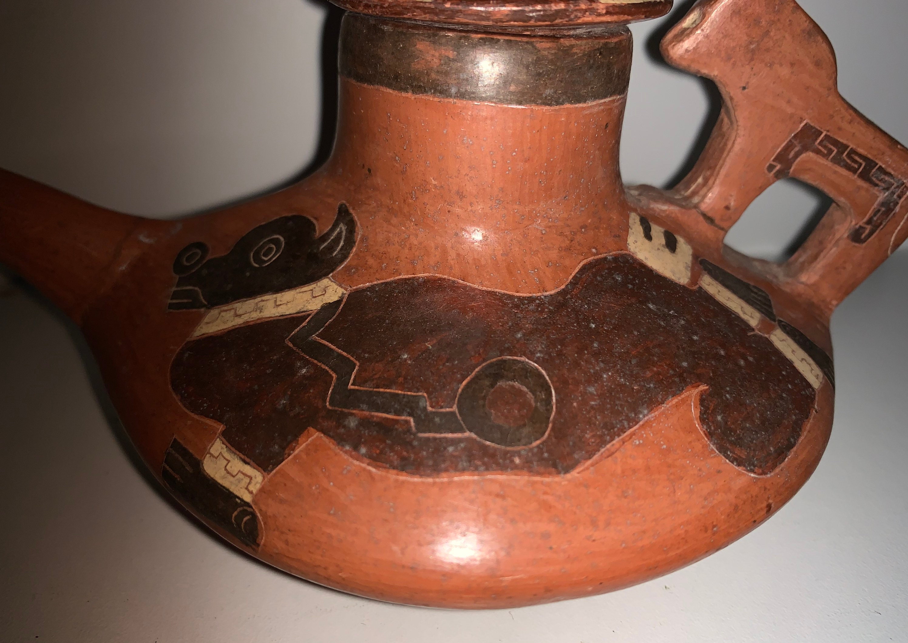 Wari Colima Dog and Bird Effigy Tea Pot Antique Peruvian | Etsy