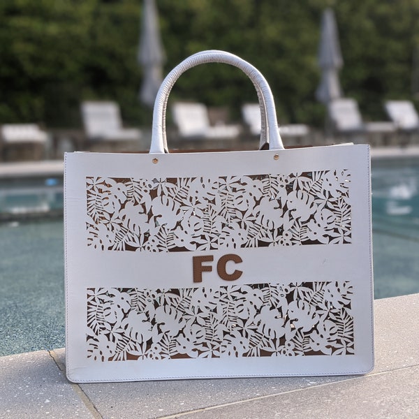 Laser Cut Leather Bag - Etsy