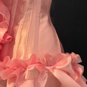 SISSY SATIN Lockable Corset. for an Hourglass Feminine Figure. A Rare ...