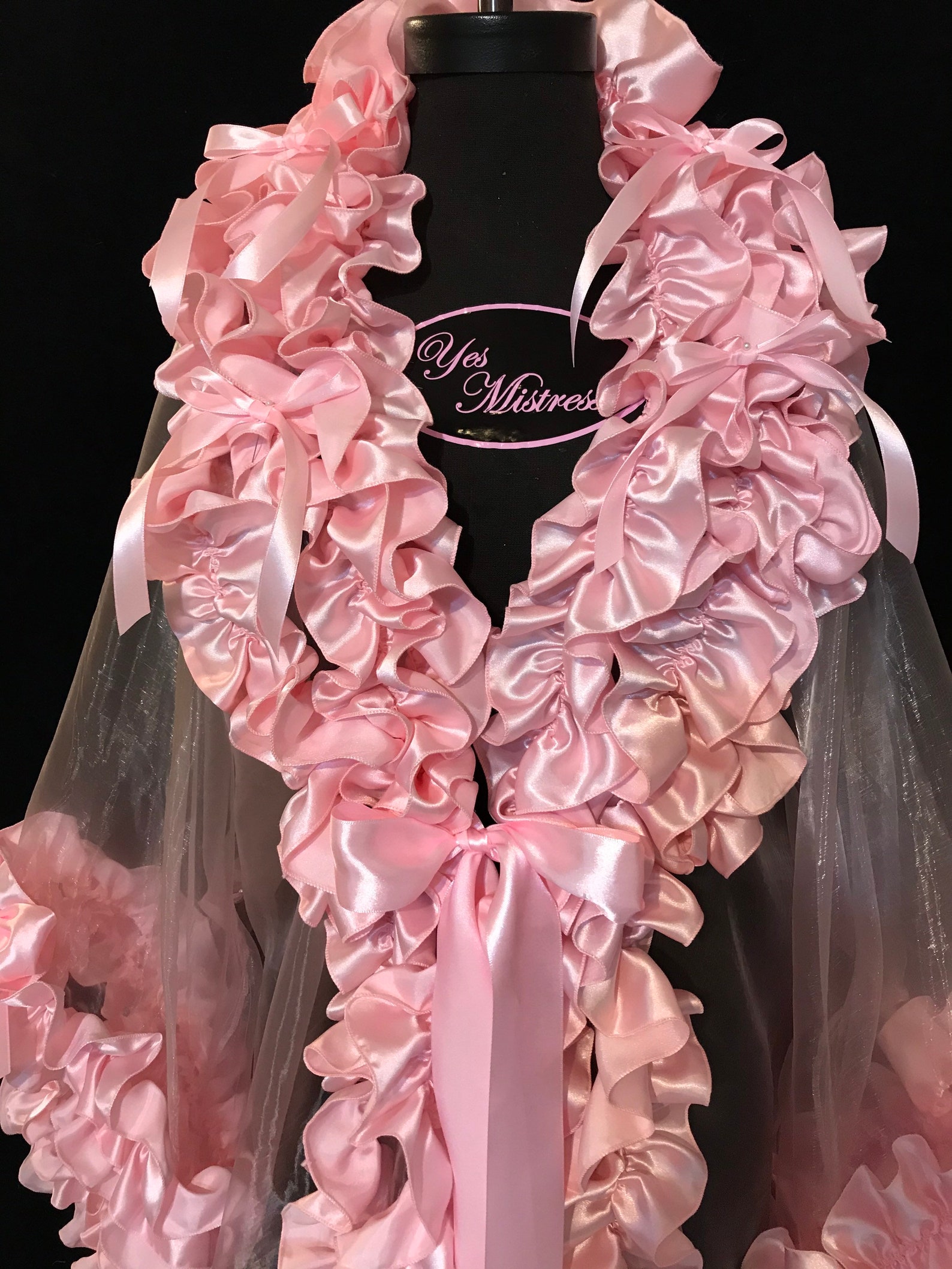 SISSY SATIN NEGLIGEE by the Luxury Brand Yes Mistress - Etsy