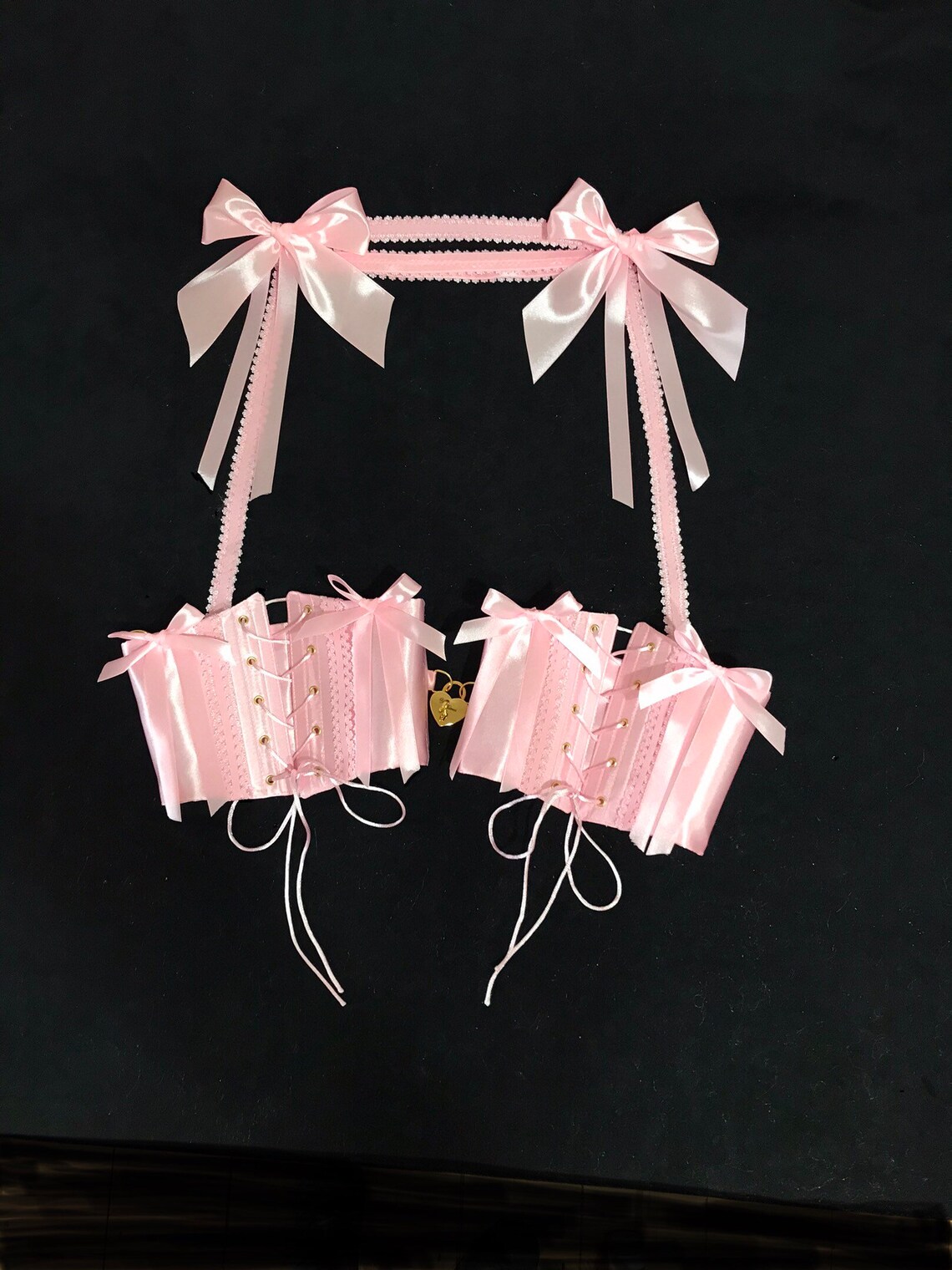 SISSY SATIN THIGH Bands by the Luxury Brand Yes Mistress - Etsy