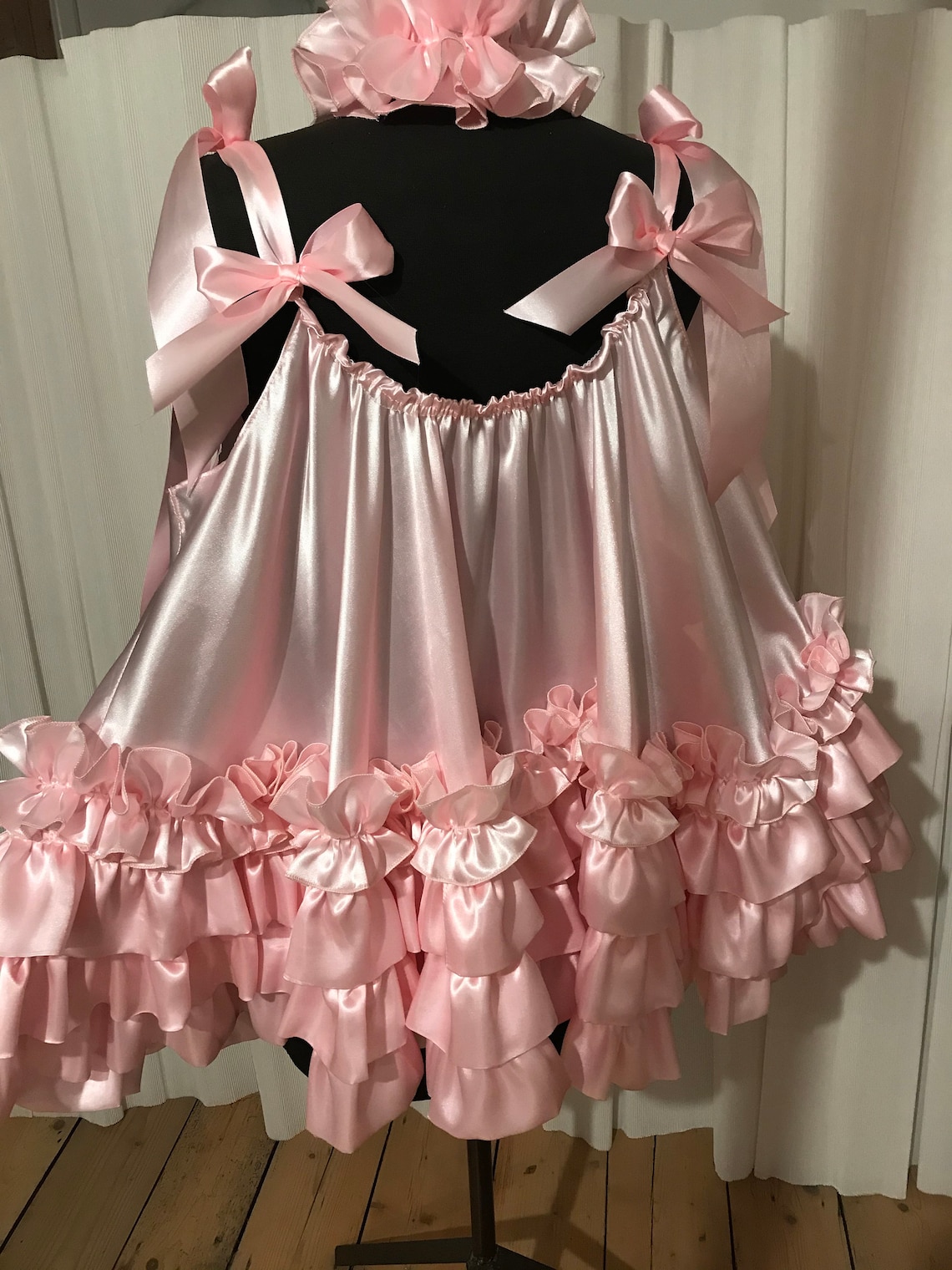 SISSY SATIN NIGHTIE Super Shiny Satin Babydoll by the Luxury Brand 'yes ...