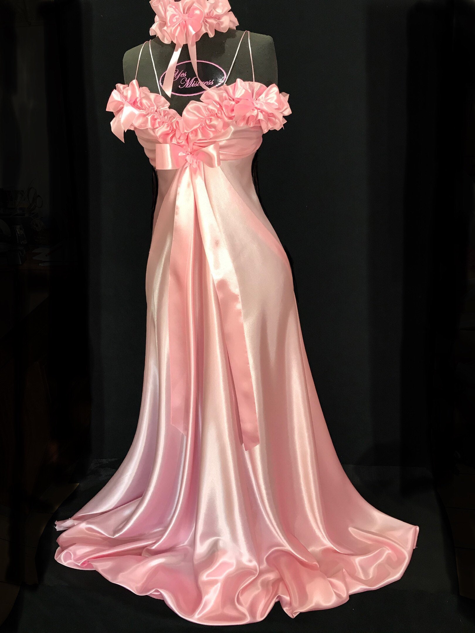 Sissy Satin Nightie By The Luxury Brand Yes Mistress Etsy Australia