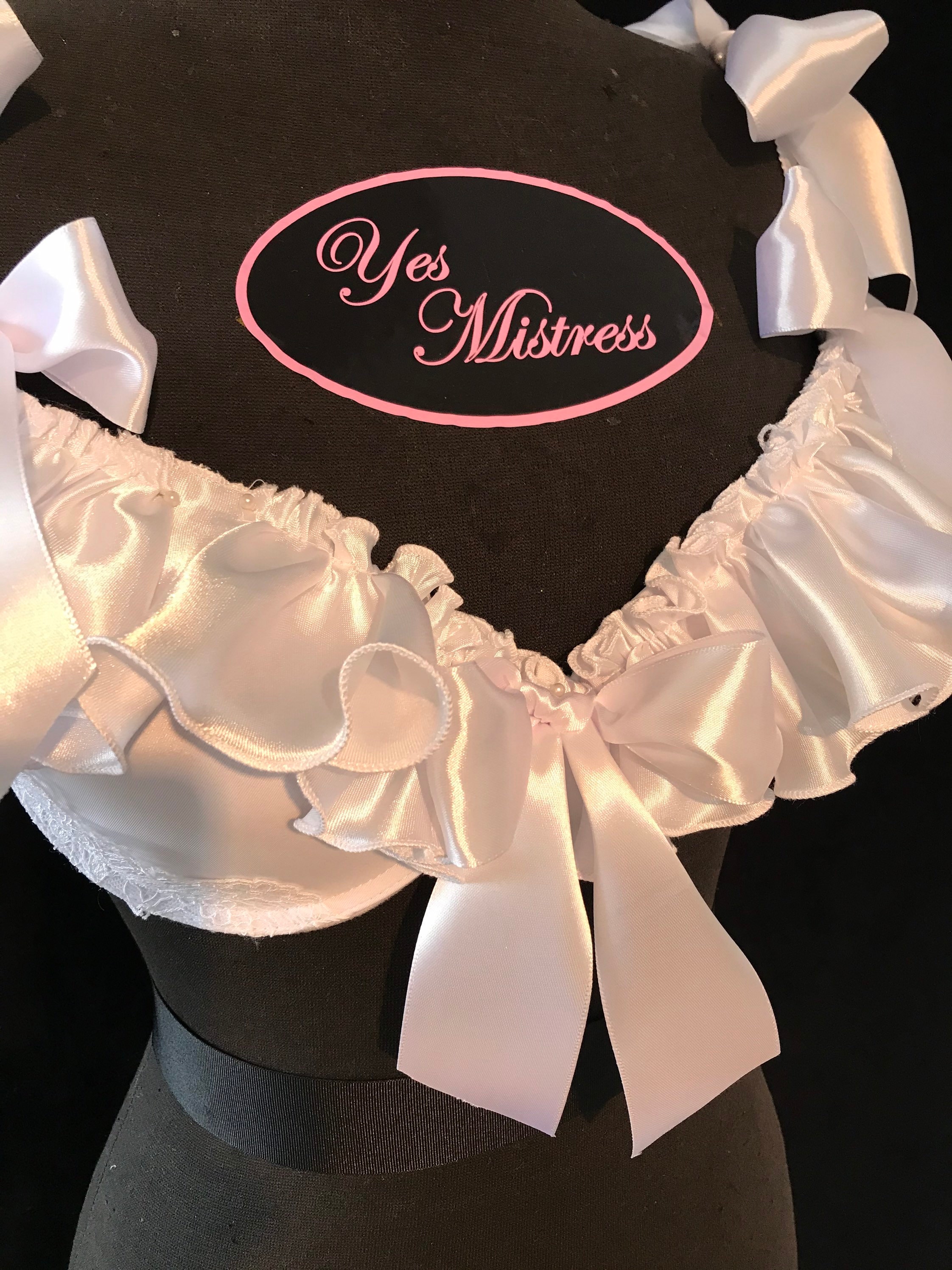 SISSY SATIN Bra - From the Sissy Bride Range by the Luxury Brand Yes ...