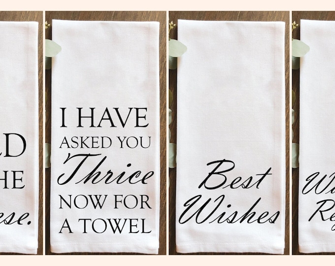 Fold in the Cheese Sc's Quotes Kitchen Towels Bundle: Choose 2 From 12 ...