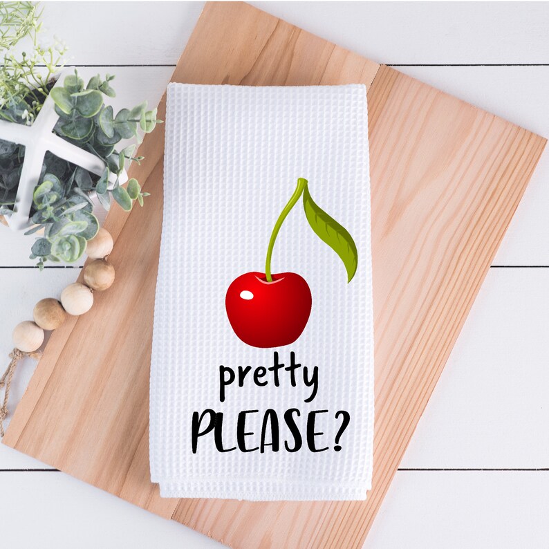 Funny Kitchen Towels - Fruits Puns - Hostess Gift -microfiber Dish ...