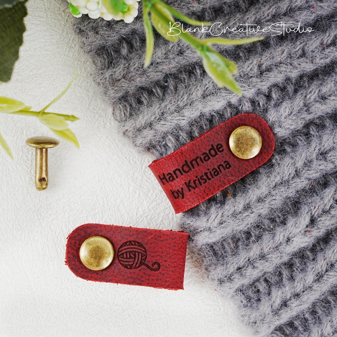 Custom Tags for Knitting,custom Labels for Crochet,real Leather Labels ...