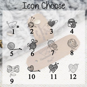 2065 Mm Custom Crochet Tags,personalized Tags for Knitting Items ...