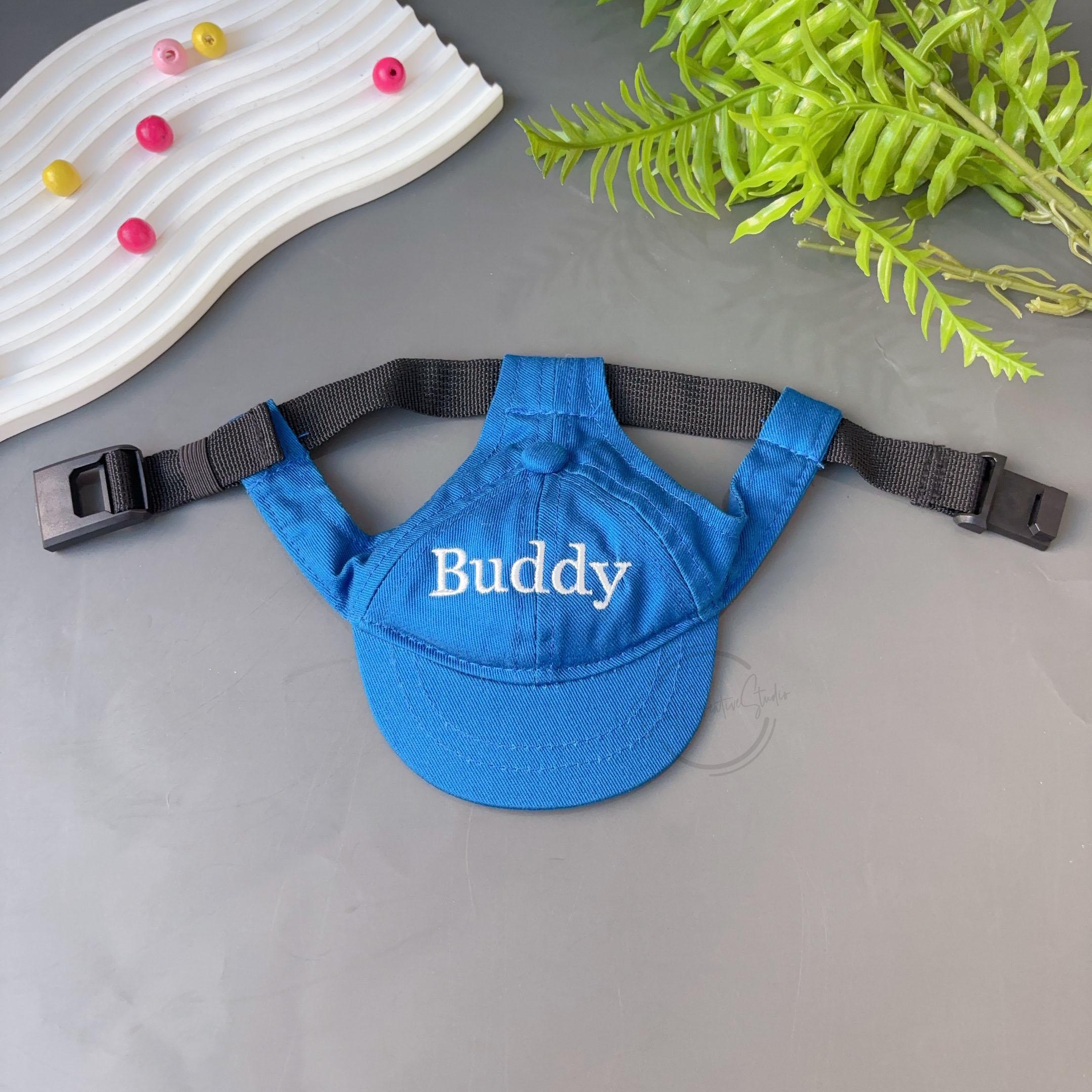 Custom Embroidered Name Caps for Dog, Personalized Hats With Name for ...