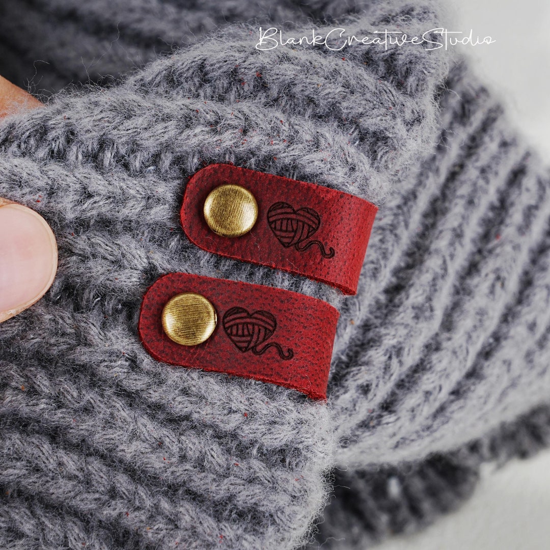 Custom Tags for Knitting,custom Labels for Crochet,real Leather Labels ...