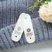 Custom Name Labels,your Design Your Log Real Leather Tags,knitting ...