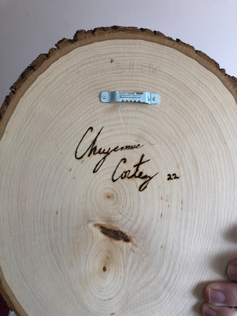 Wood Burned Elk Portrait on Basswood Round. Animal Pyrography Art - Etsy