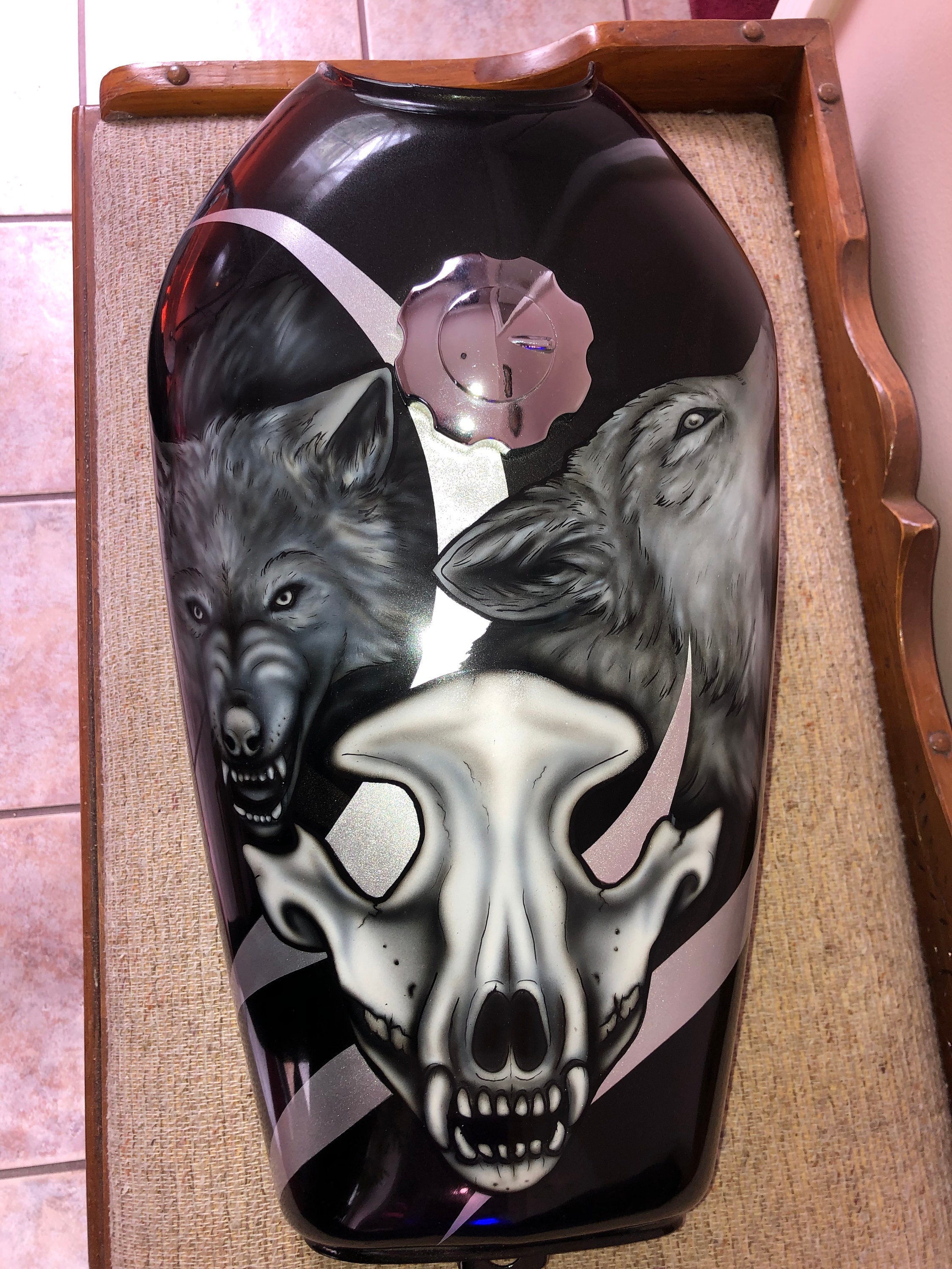 Custom Painted Honda Motorcycle Gas Tank - Etsy