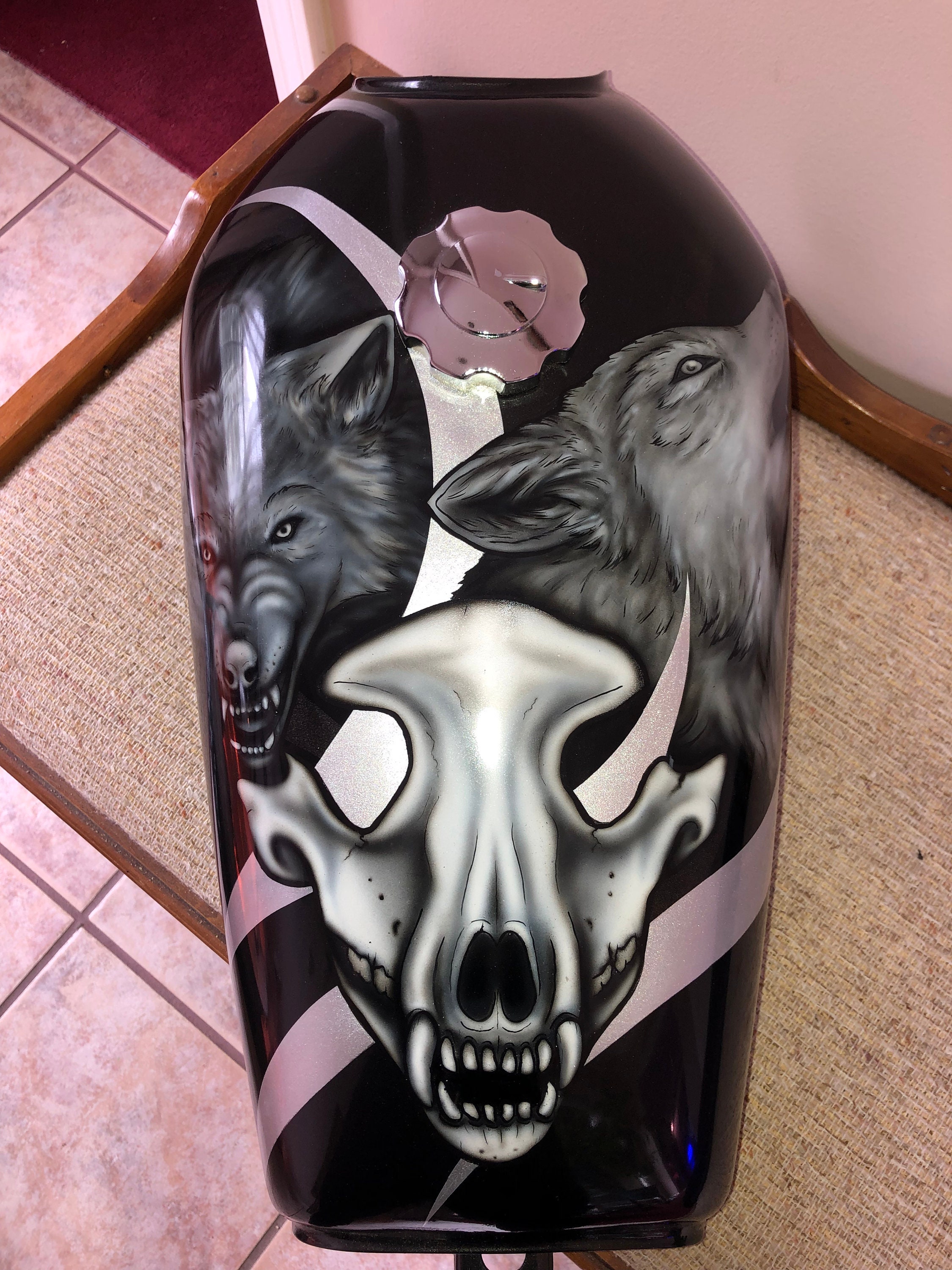 Custom Painted Honda Motorcycle Gas Tank - Etsy