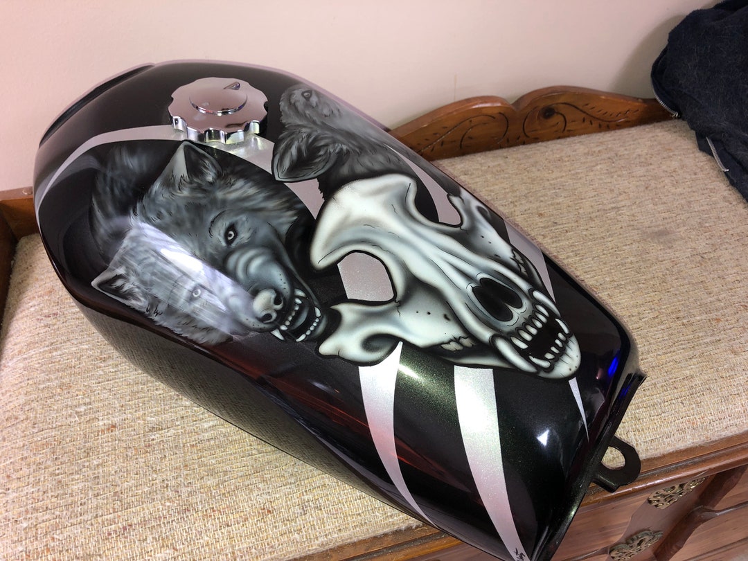 Custom Painted Honda Motorcycle Gas Tank - Etsy