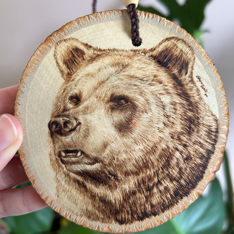 Bear Wood Burning - Etsy