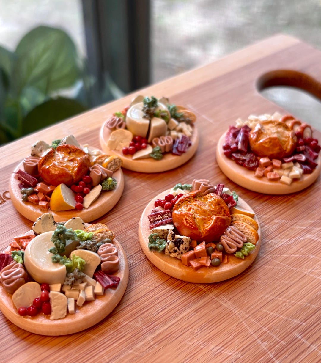 Charcuterie Board Magnet for Kitchen/office 1.5" - Realistic Polymer ...