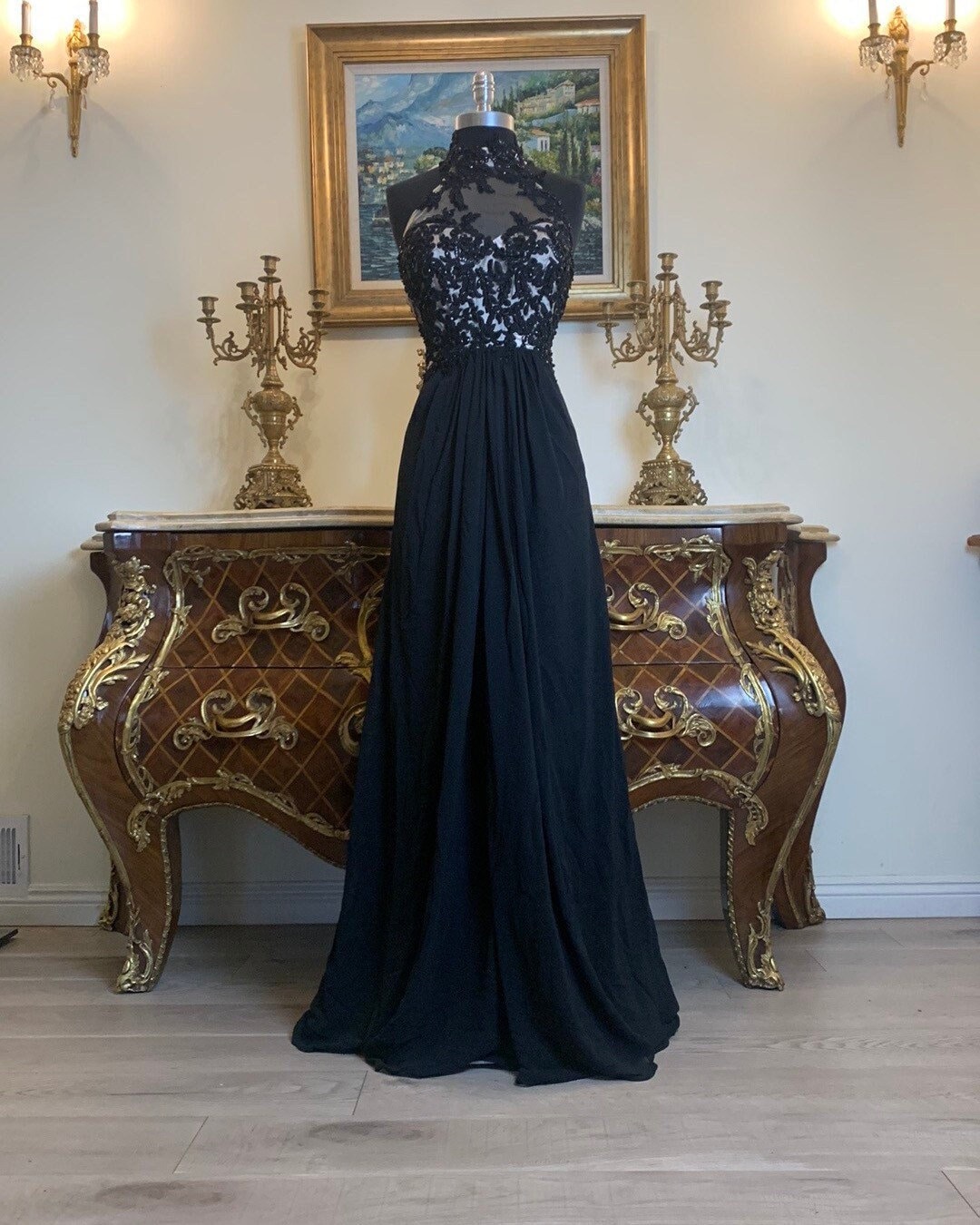 Women’s Formal Embroidery Beaded Bodice Evening Prom Dress - Etsy