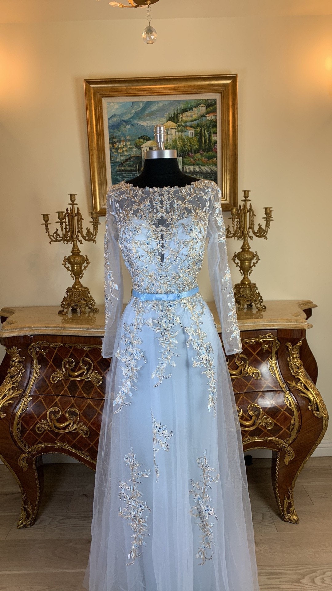 Meier Collection Formal Embroidery Evening Prom Dress - Etsy