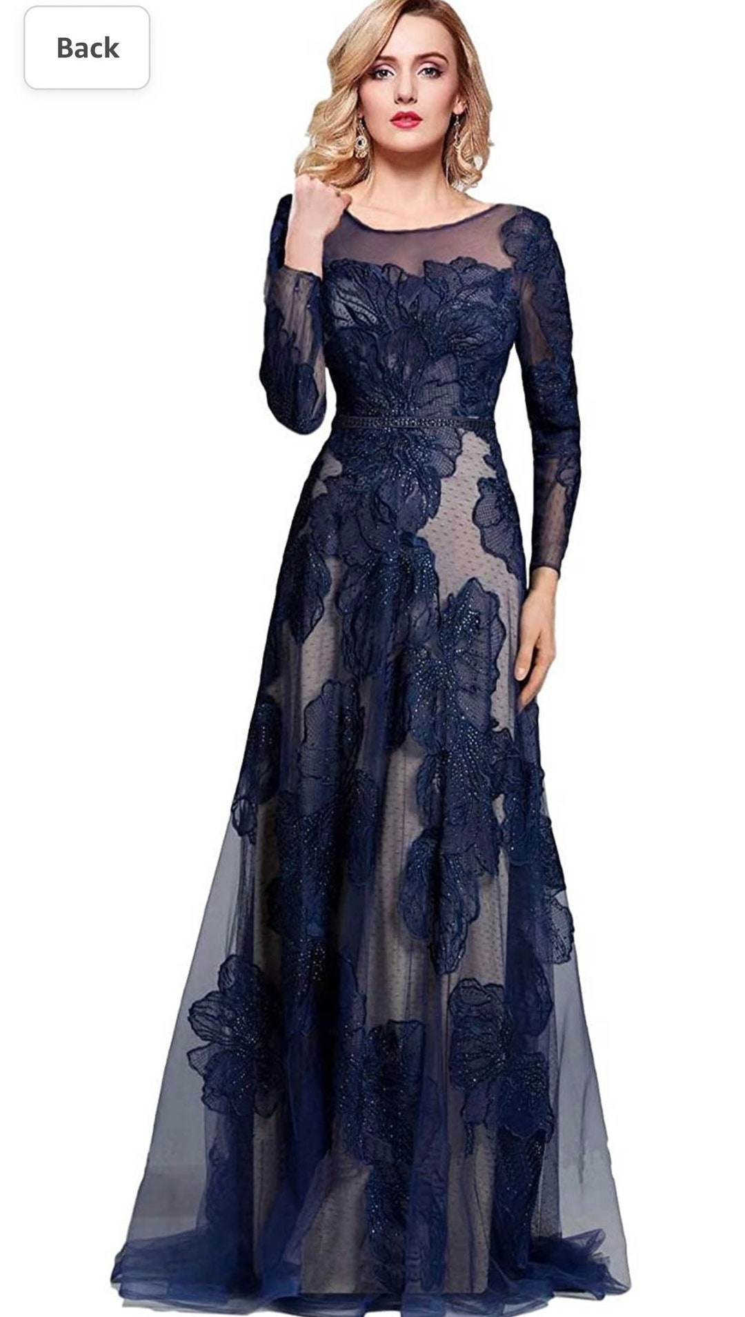 Meier Collection Formal Embroidery Beaded Evening Dress - Etsy